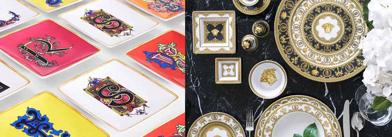 Versace Plates, Bowls, Vases, Candles & Trays | Julia Moss Designs