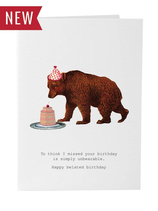 Simply Unbearable Birthday Card – Julia Moss Designs