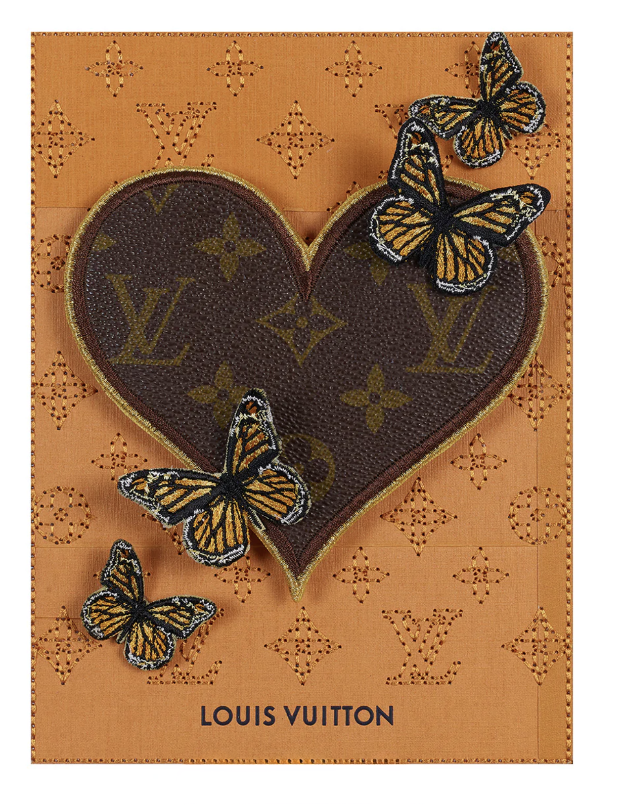 LV Monogram Heart - 6x8 – Julia Moss Designs