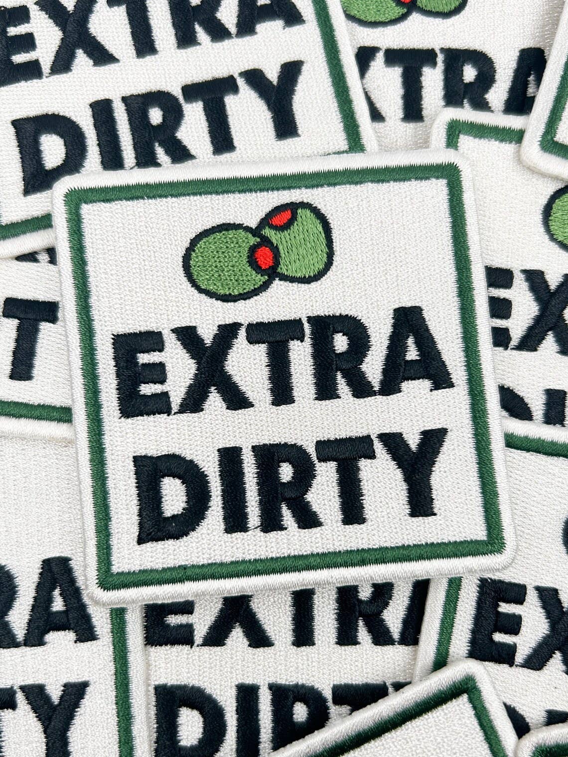 Extra Dirty Embroidered Patch – Julia Moss Designs