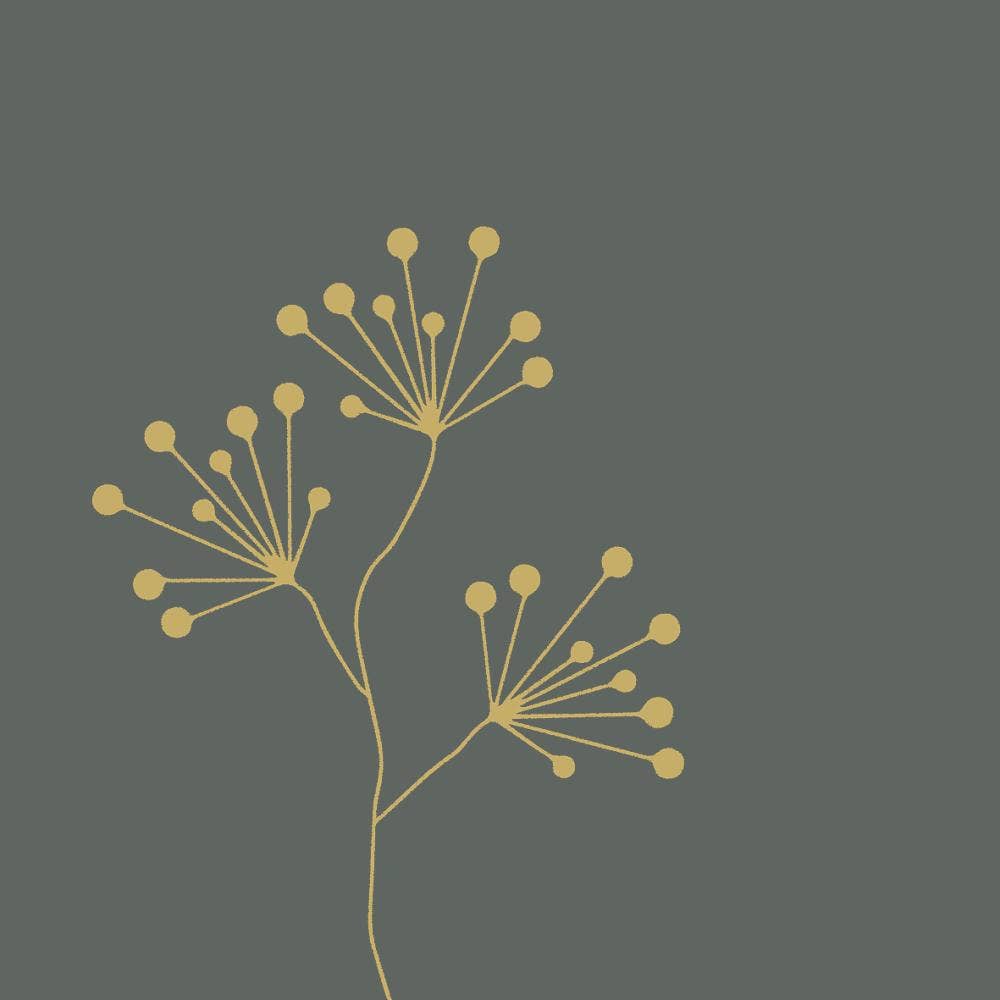 Pure Gold Berries Paper Cocktail Napkin – Julia Moss Designs