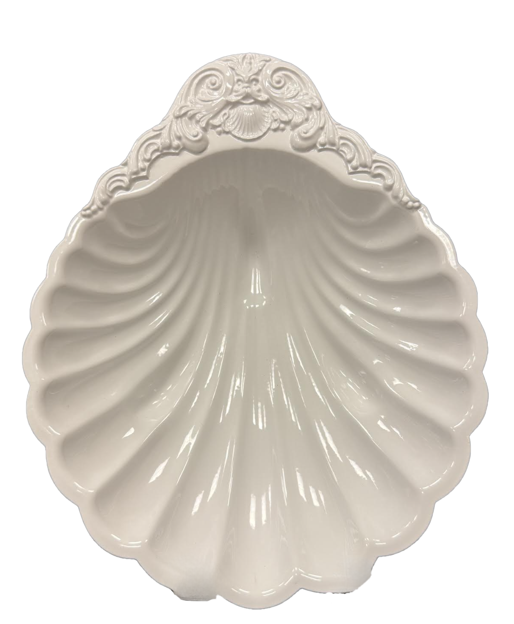 Julia Moss Designs Shell Serving Piece- Food Safe White