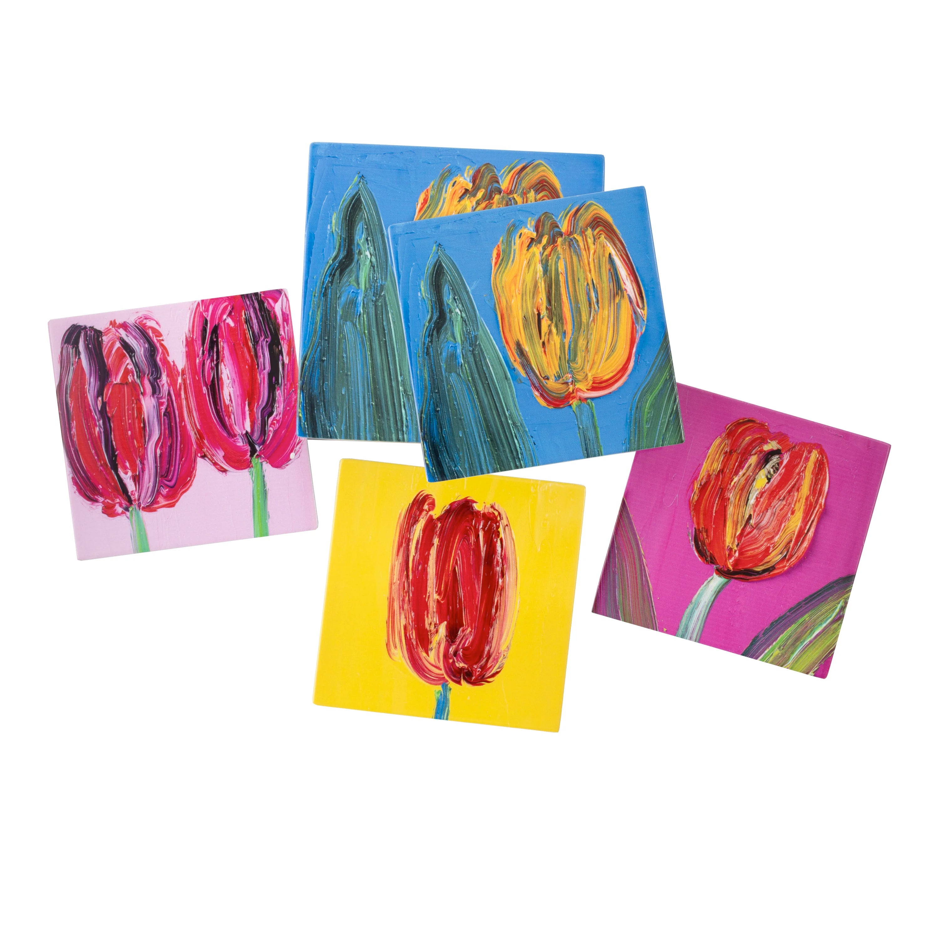 Tulip Coasters, Set of 4 – Julia Moss Designs