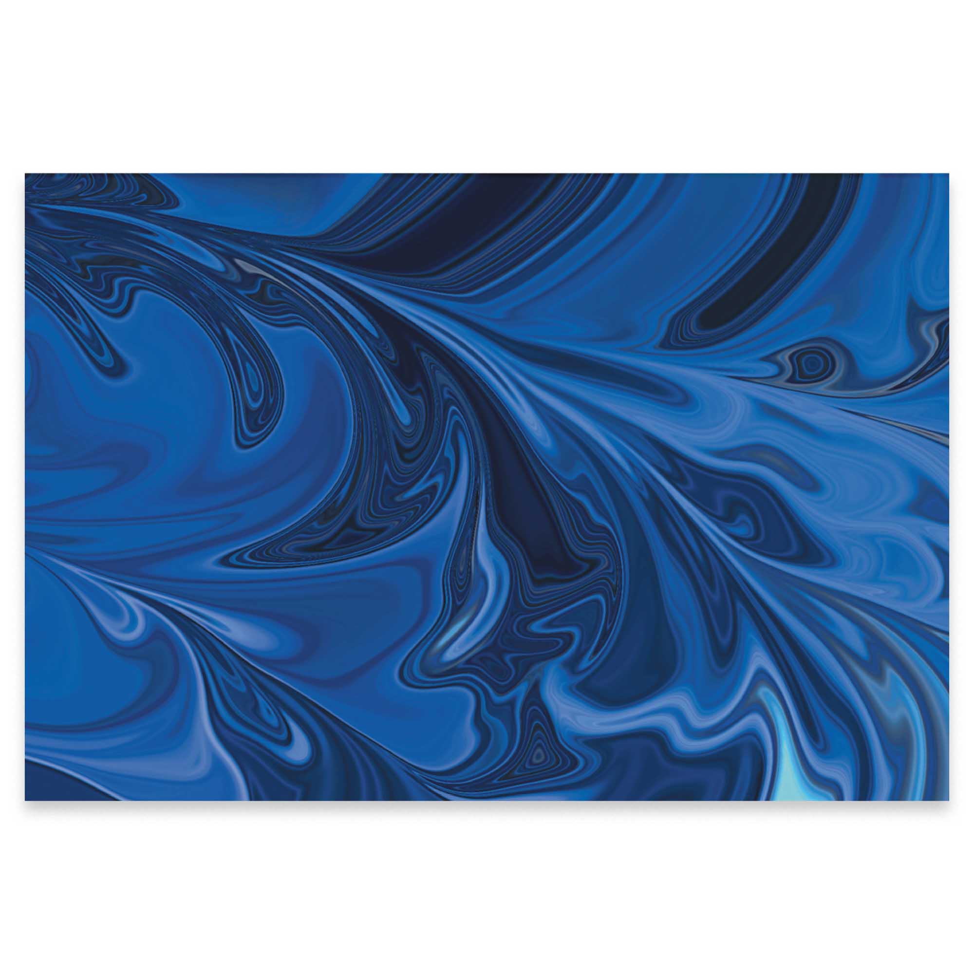 Midnight Blue Marble JMD Paper Placemats | Julia Moss Designs